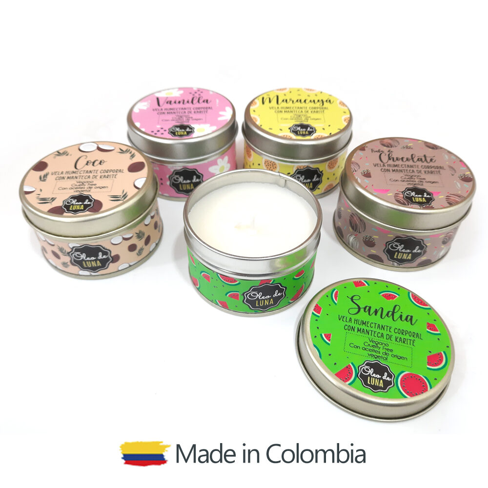 Humectant Body Oil Candle with Shea Butter (1 unit) | Equipos para ...
